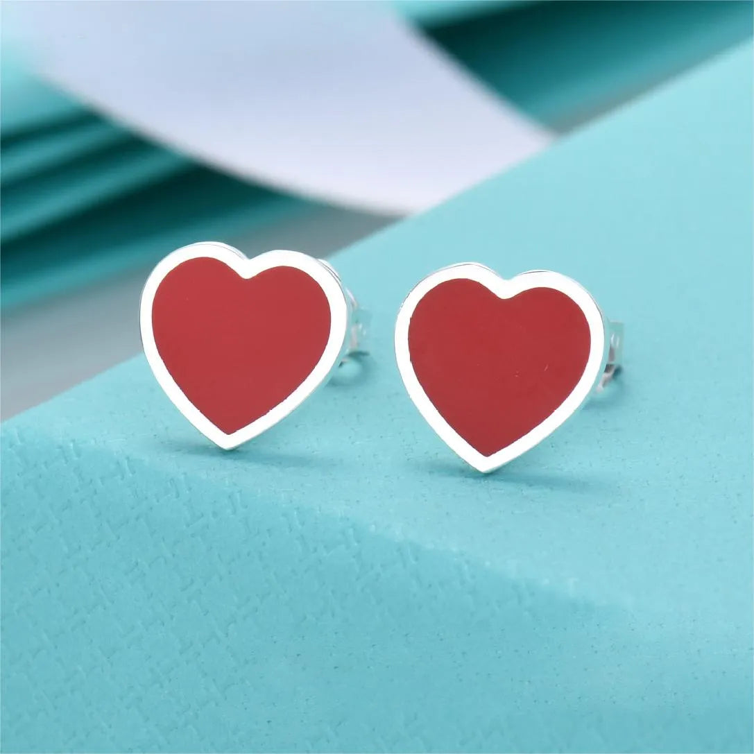 💗Cercei argint inima rosu | Lasardo Gioielli – Lasardo Gioielli